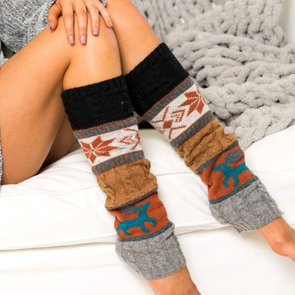 Nordic Snowflake Leg Warmers | AILI'S CORNER | Jane.com
