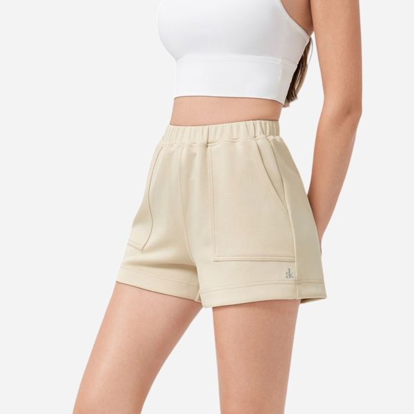 Women's High Waist Elastic Shorts with Side Pockets | Jane.com