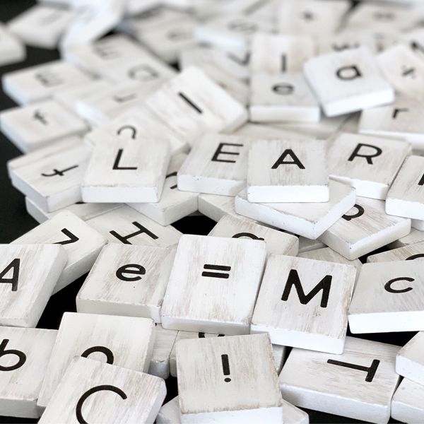 Wood Letter Tile Sets | Jane.com