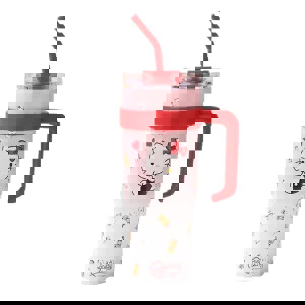 Hello Kitty 40 oz Stainless Steel Insulated Handle Tumbler in Pink and ...