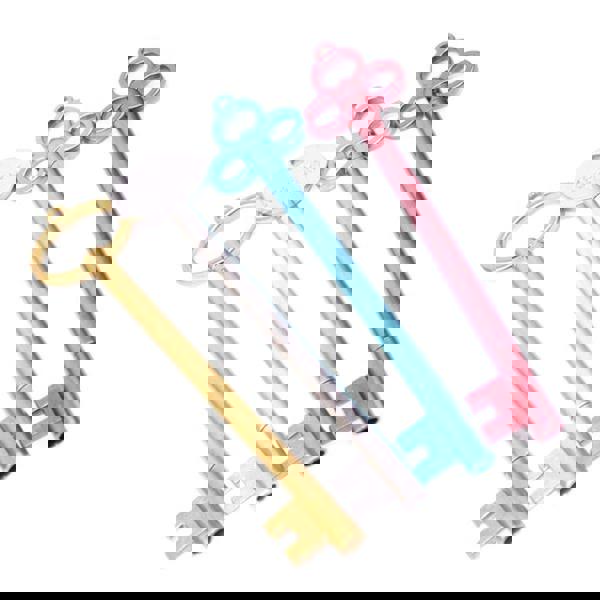 Metallic Victorian Key Gel Pens - Set of 4 | Vintage Key Shape Pen Set ...