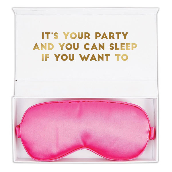Happy Birthday Eye Mask Box Set | Pink Eye Cover Shade Sleeping Mask ...