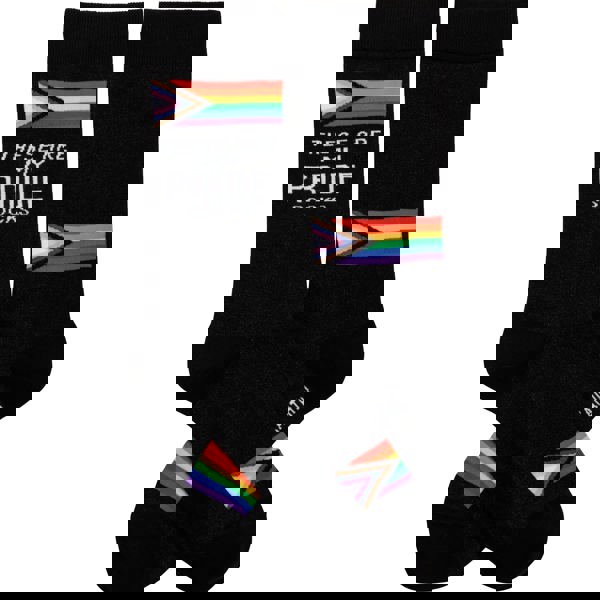 These Are My Pride Socks | LGBTQ+ Rainbow and Black | Gift for Her Him ...