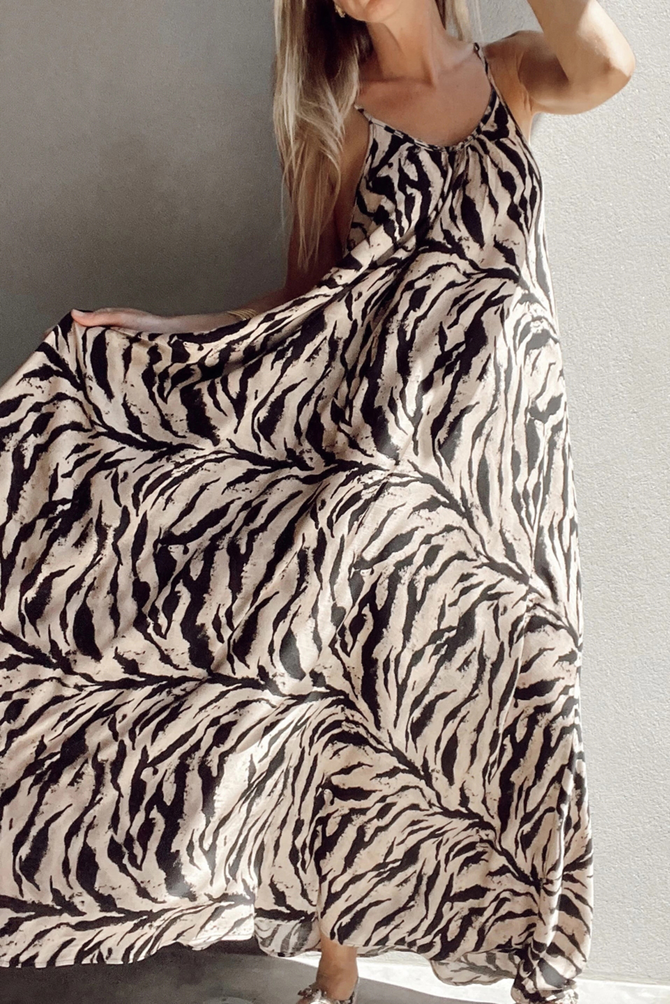 HIDDEN GEMS | Wild Tiger Backless Maxi Sundress | Jane.com