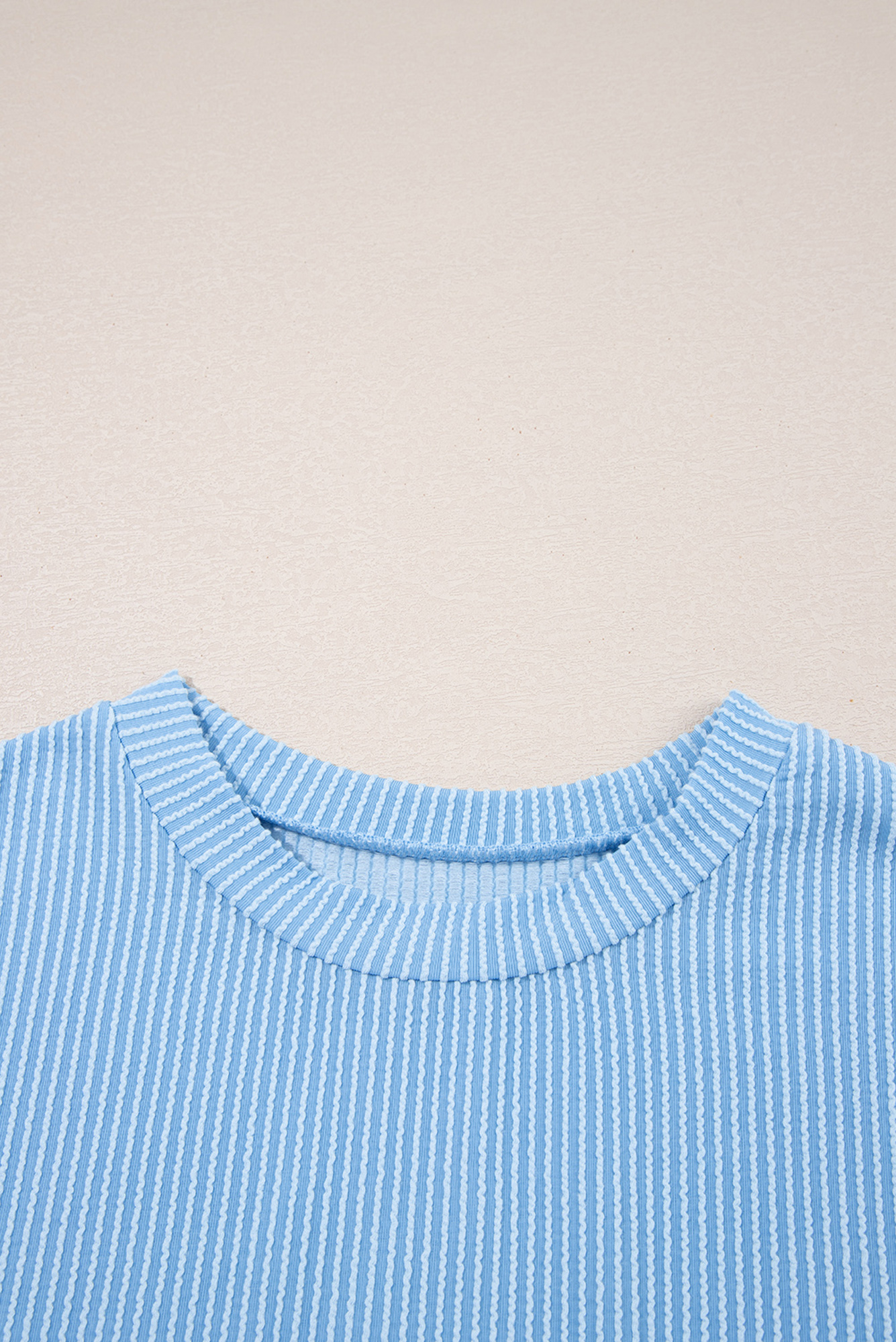 HIDDEN GEMS | Essential Colorblock Corded Knit T-Shirt | Jane.com