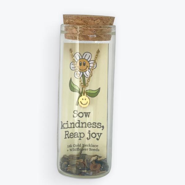 Smile Face Necklace – Sow Kindness, Reap Joy | Jane.com