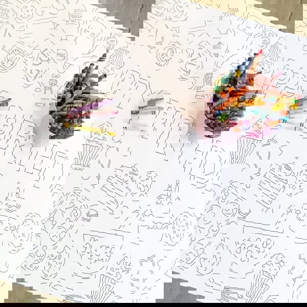 Baking Party Coloring Table Runner Baking Party | Jane.com