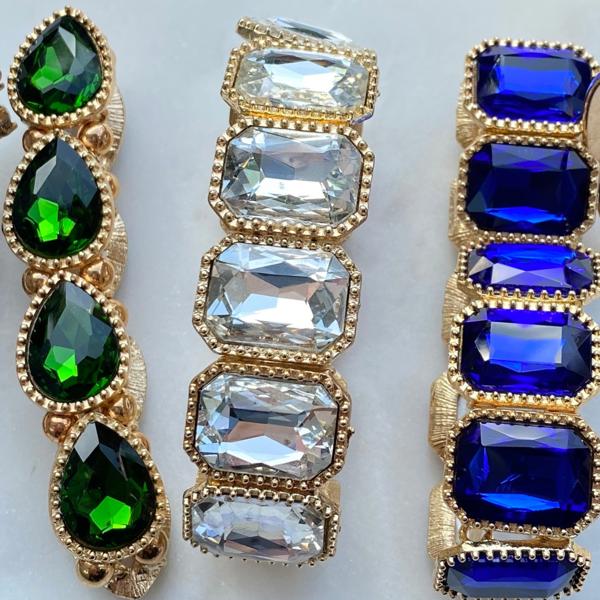 Glamour Girl Glass Bracelets | Jane.com