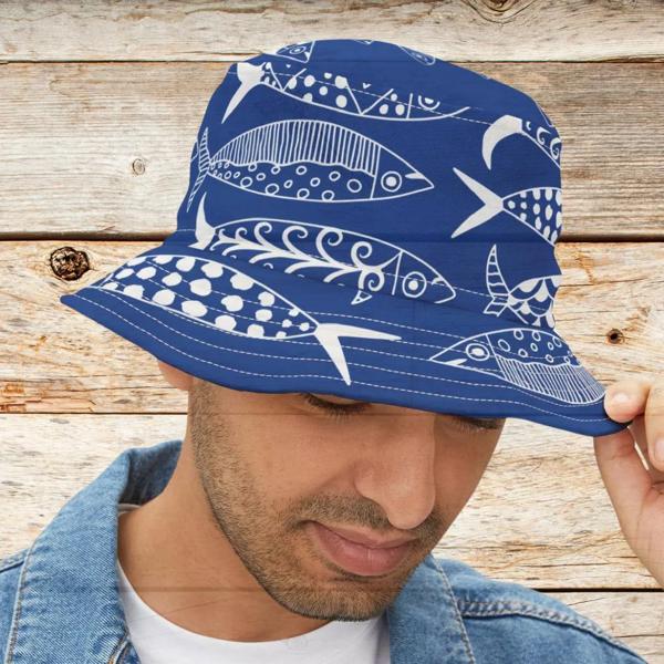 So Many Fish Bucket Hat | Jane.com