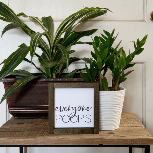 Everyone Poops - Mini Sign | Jane.com