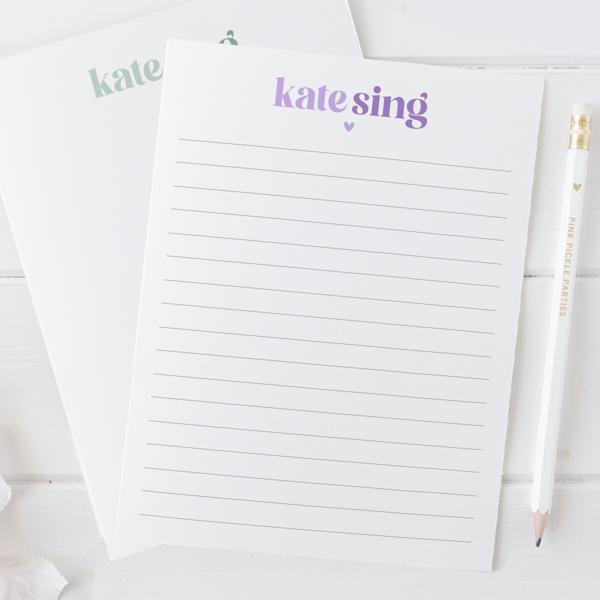 Personalized Two Tone Notepad | Jane.com