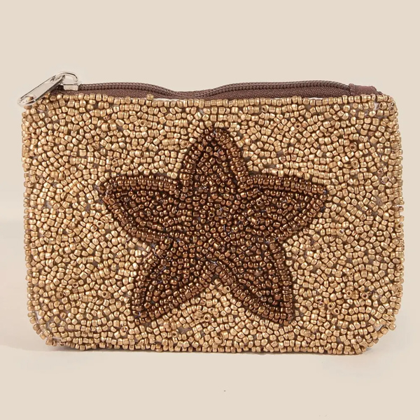 Beaded Starfish Coin Purse | Jane.com