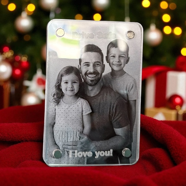 Photo Frame Visor Clip. Personalized Gift. Photo Frame. Photo frame for ...