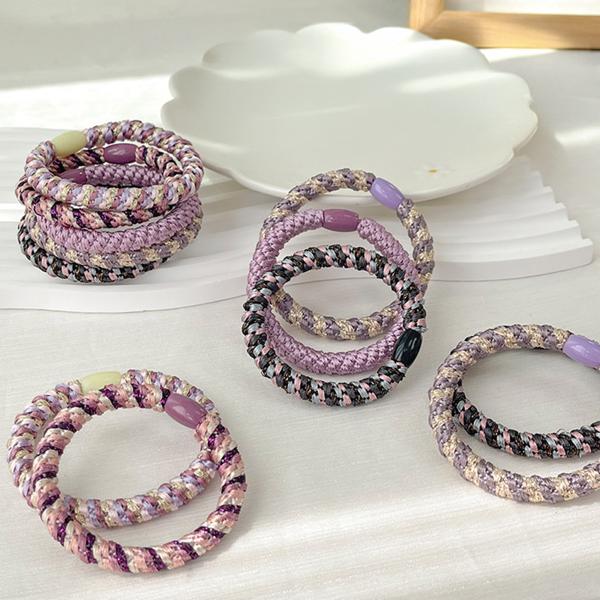 15 pcs Elastic Braided Hair Tie | Jane.com
