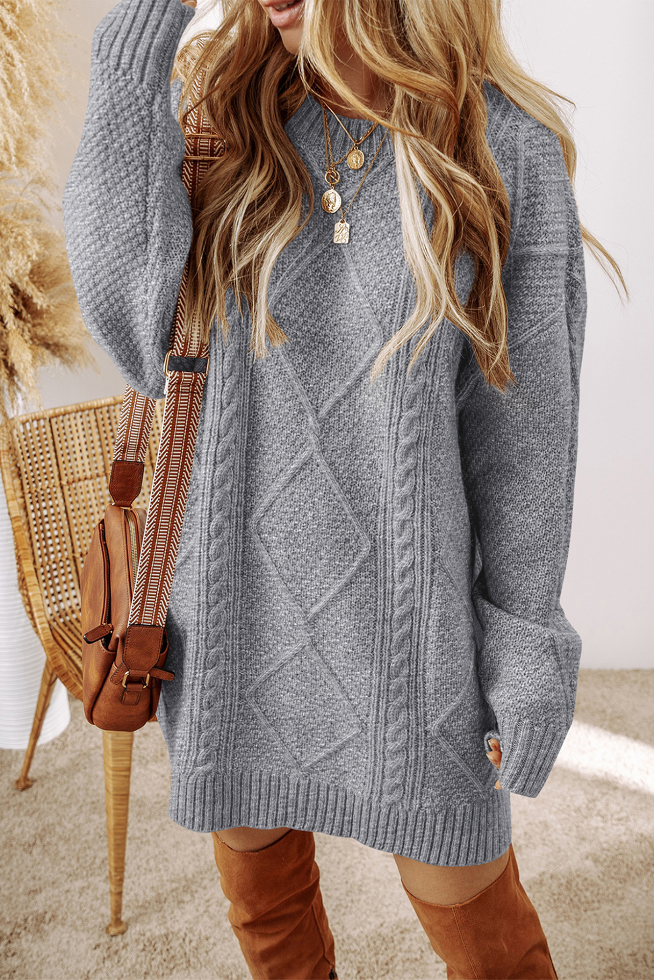 Adalee Shoulder Loose Fit Sweater | Jane.com