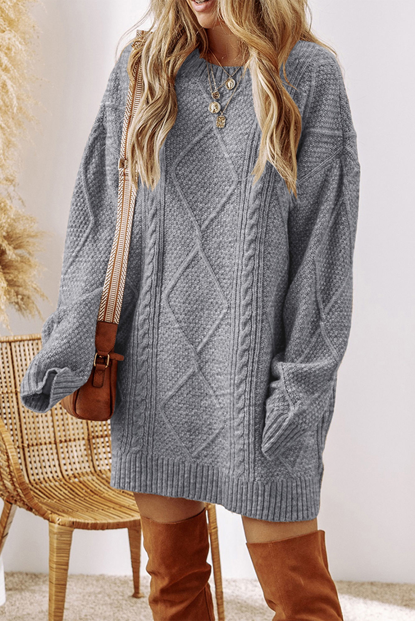 Adalee Shoulder Loose Fit Sweater | Jane.com